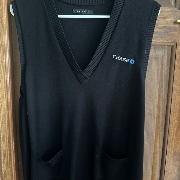chase bank uniform | Sweaters | Chase Uniform Sleeveless Sweater Vest ...